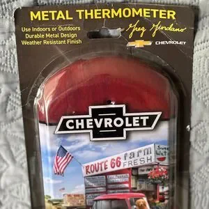 Country Side | Accents | Chevrolet Greg Giordano Metal Thermometer ...